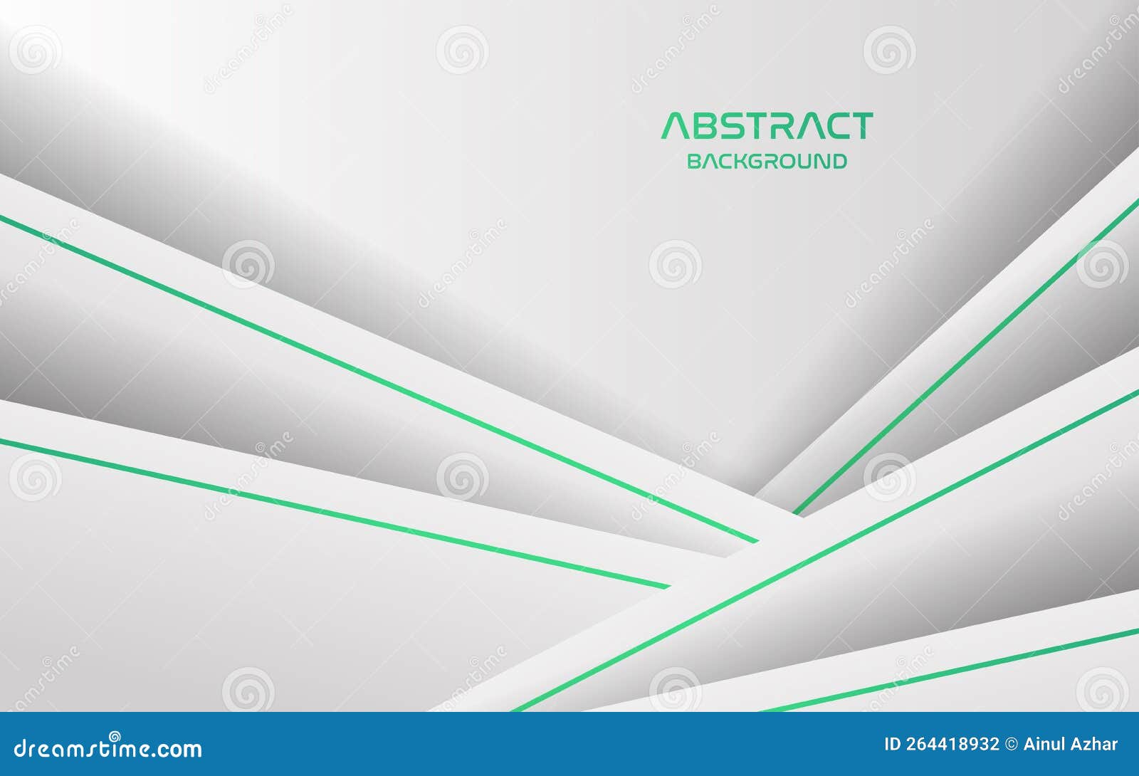 Abstract White Green Line Color with Overlap Layers Background. Stock ...