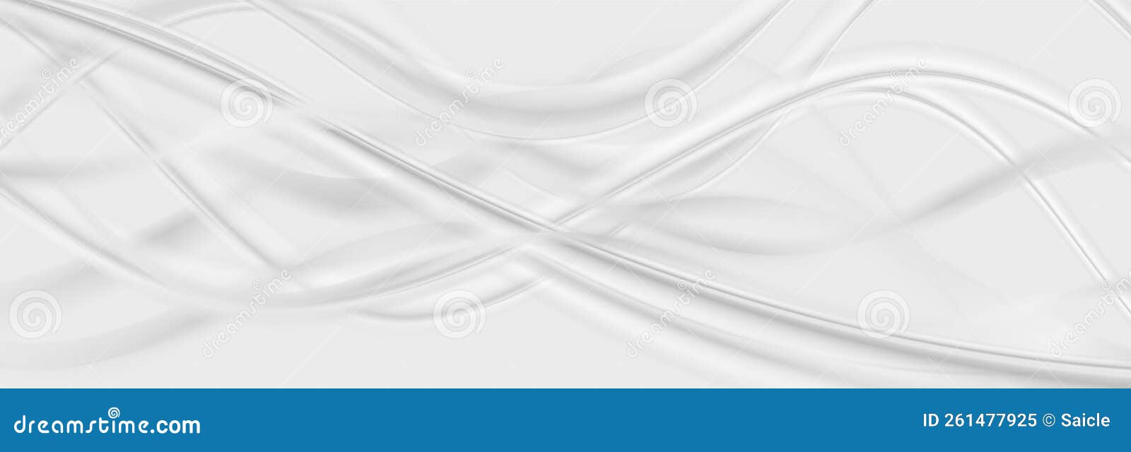 Abstract White Grey Smooth Waves Background Stock Vector - Illustration ...