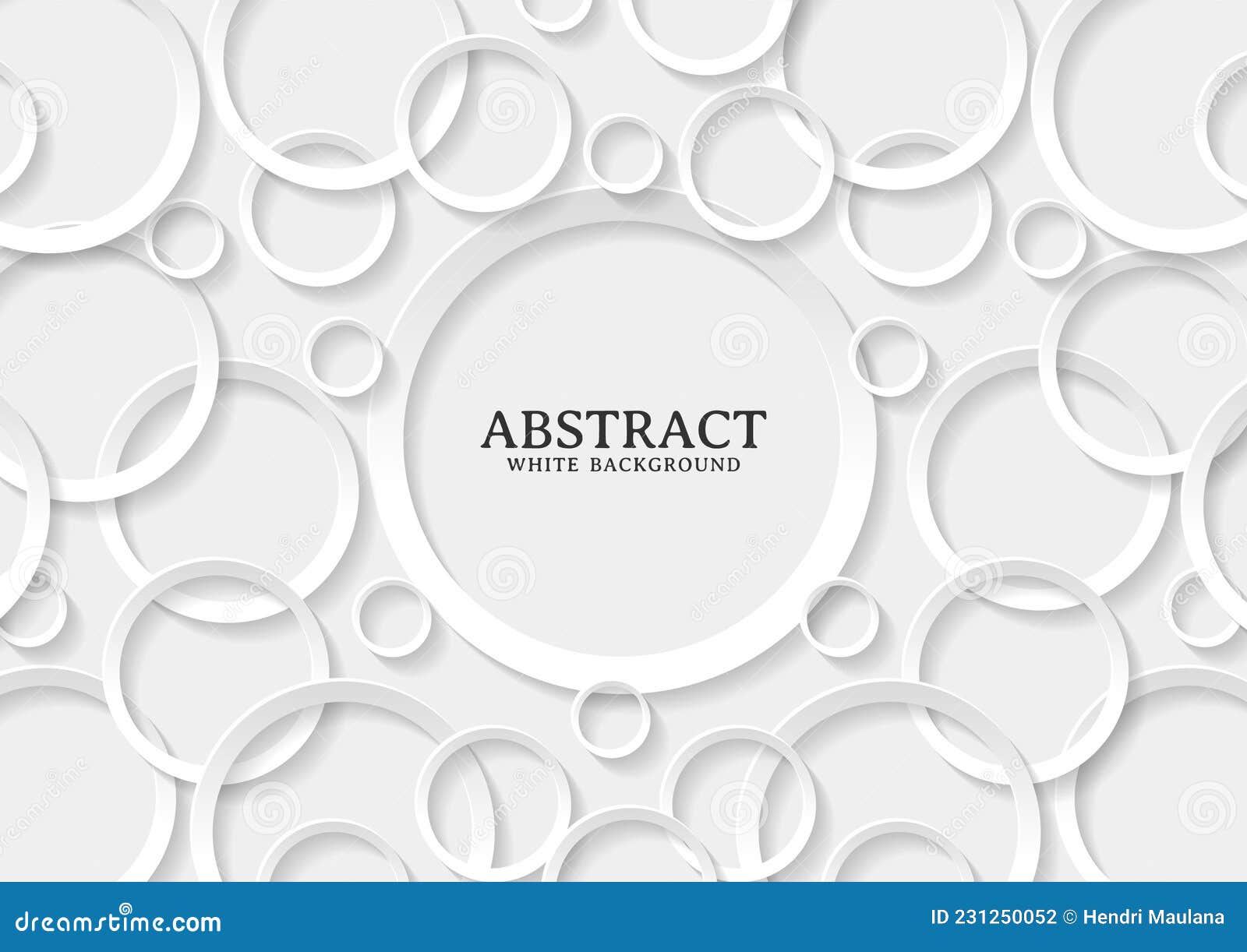 Abstract White and Grey Circle Background Texture Stock Vector ...