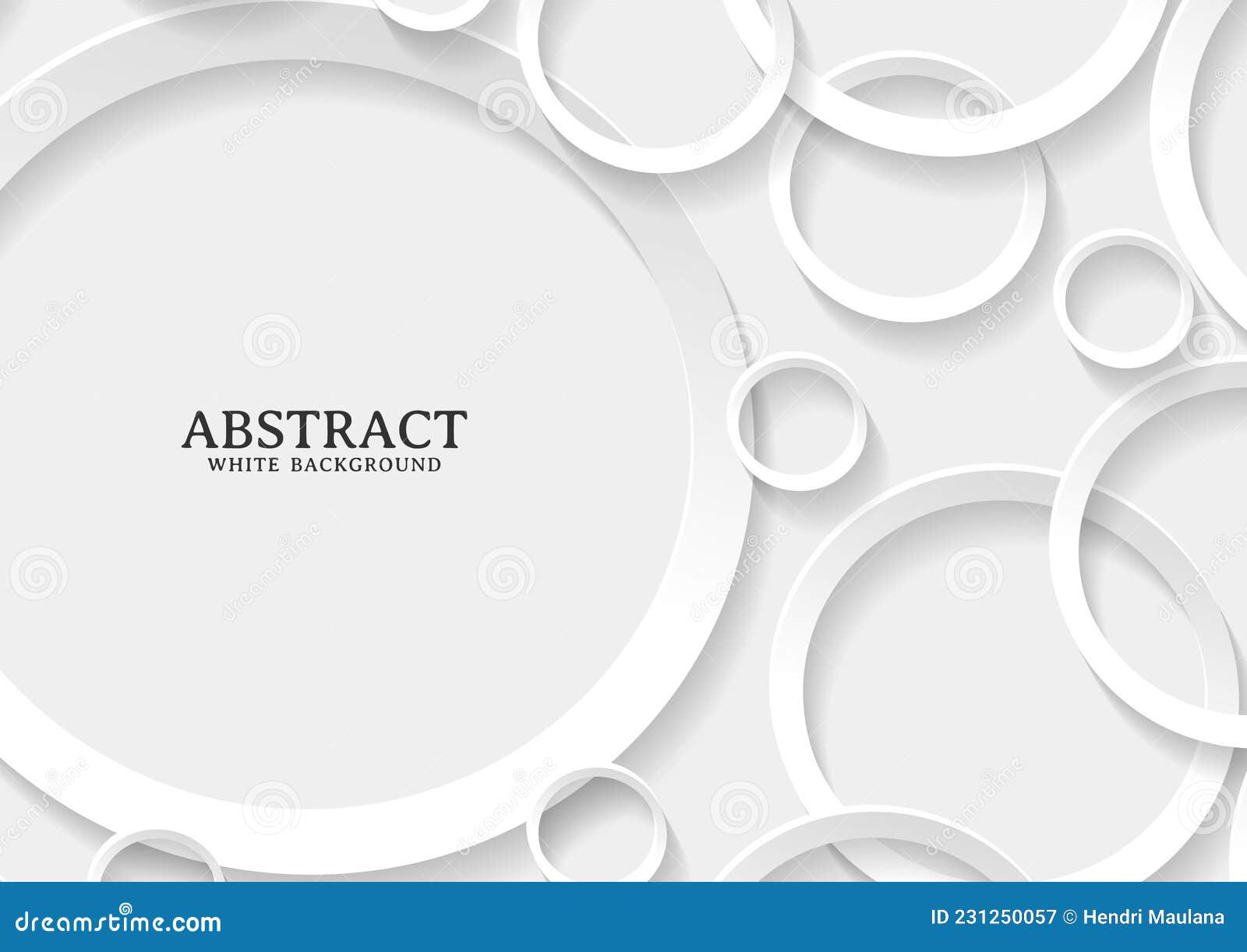 Abstract White and Grey Circle Background Texture Stock Vector ...