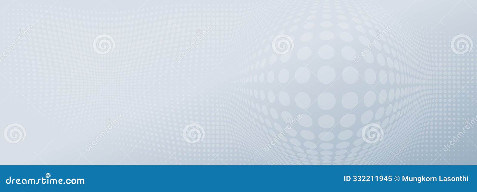 Abstract White Halftone Background. Minimal Clean Modern Banner Stock ...