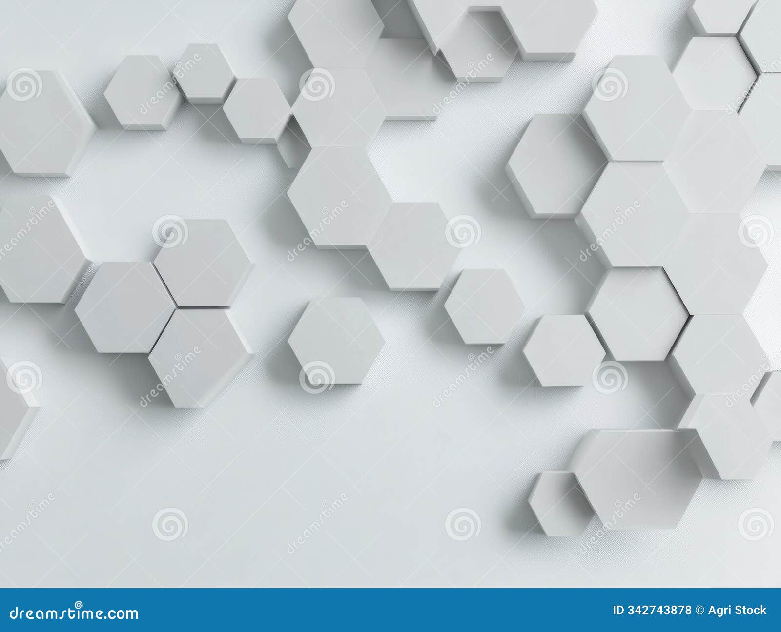 Abstract White Hexagon Pattern on a Textured Background Stock Illustration - Illustration of ...