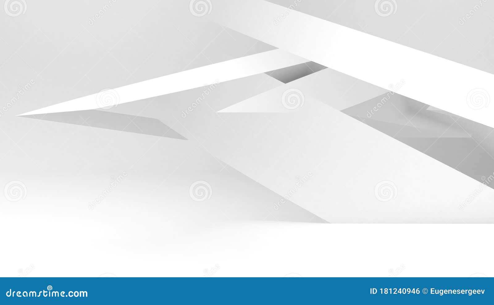 Abstract White High-tech Digital Background 3d Stock Illustration ...