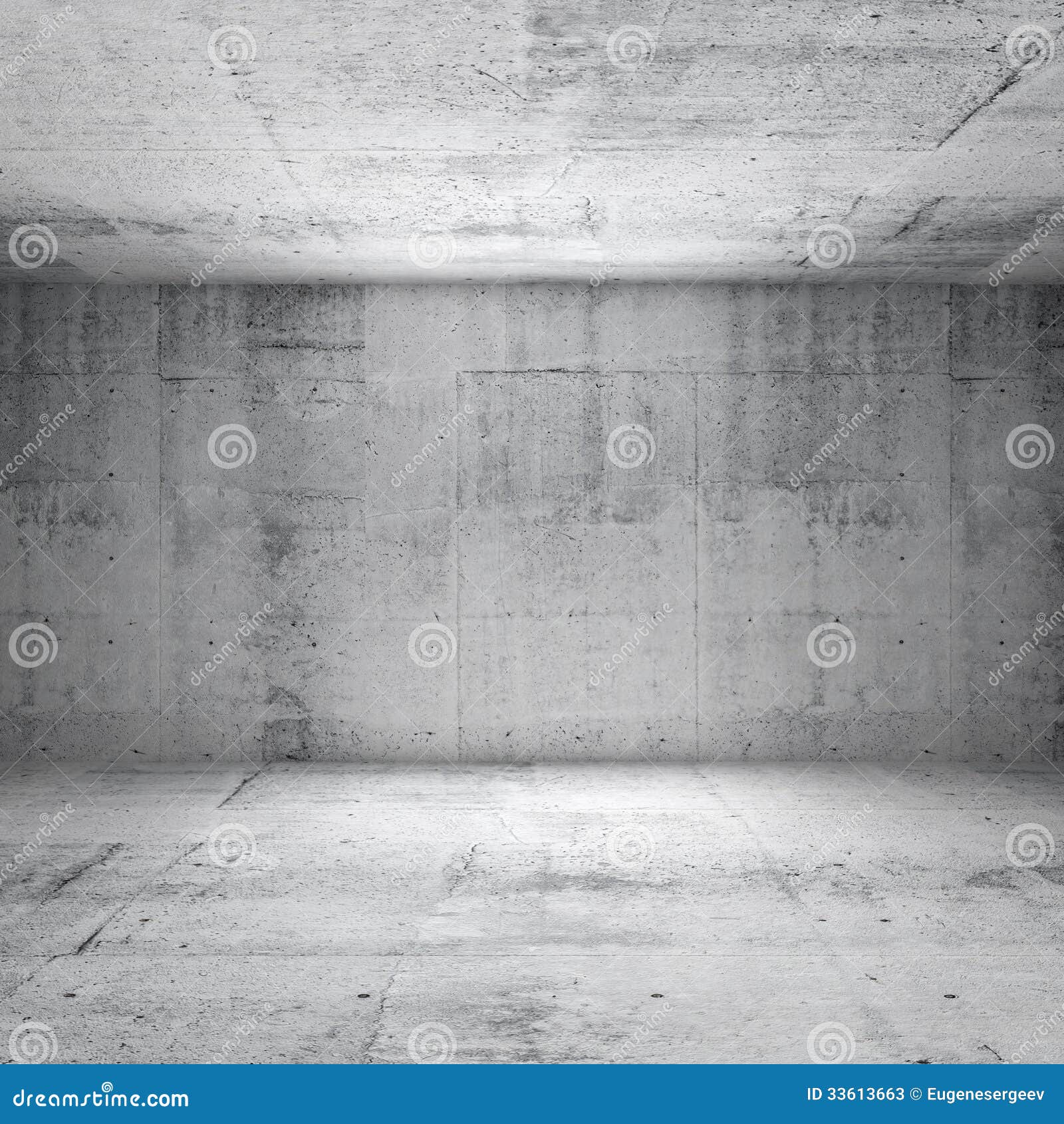 Abstract White Interior of Empty Concrete Room Stock Image - Image of ...