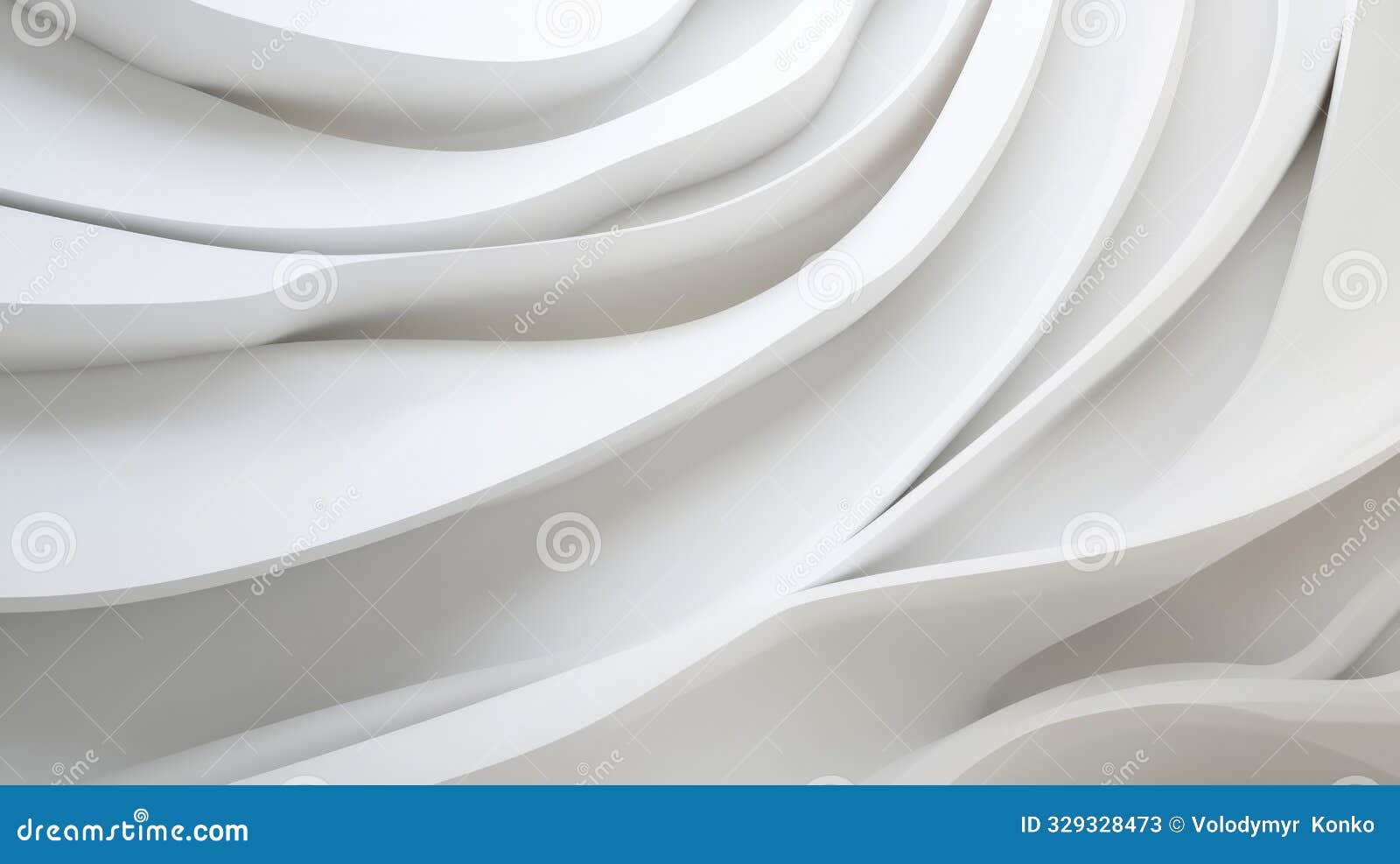 Abstract White Layered Background, Modern 3d Wave Pattern. Minimalistic ...