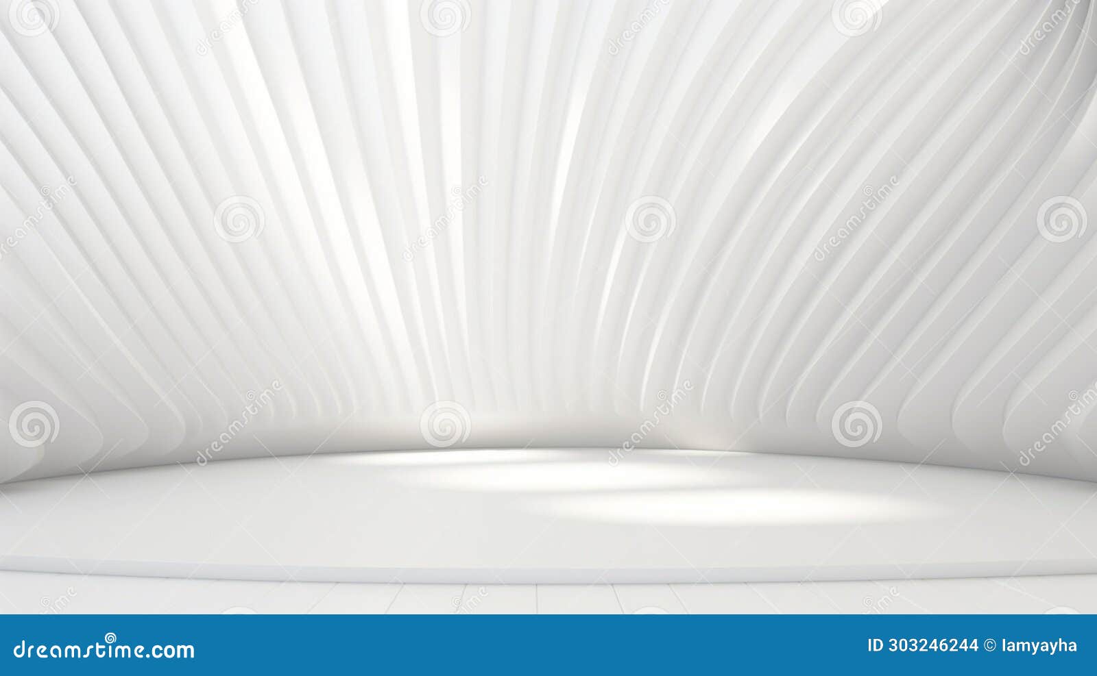 Abstract White Light on Wall Background for Display Product. Mockup ...