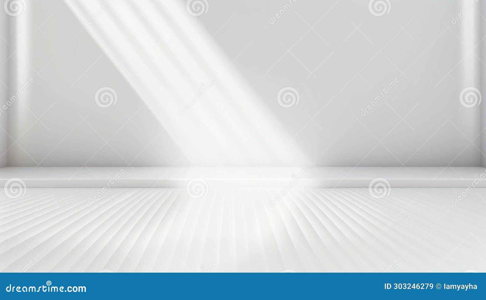 Abstract White Light on Wall Background for Display Product. Mockup ...