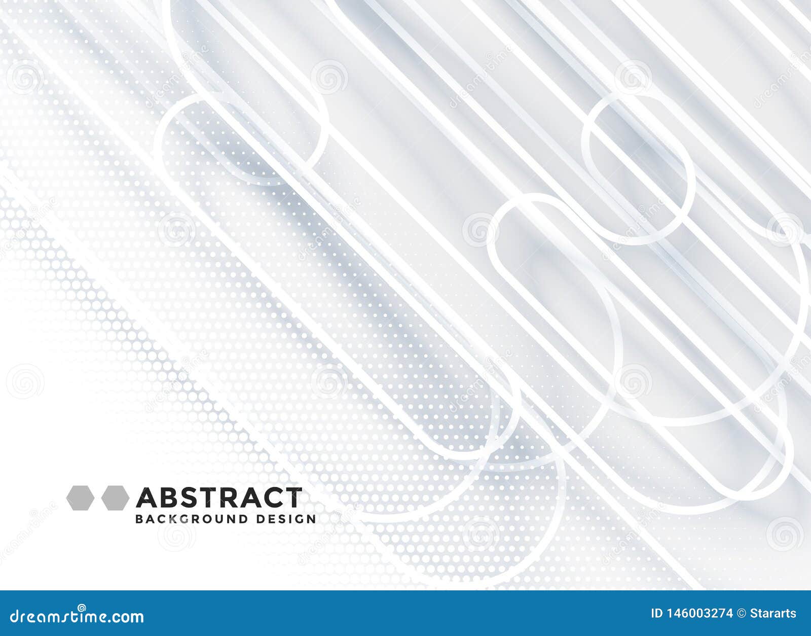 Abstract White Lines Presentation Background Stock Vector ...