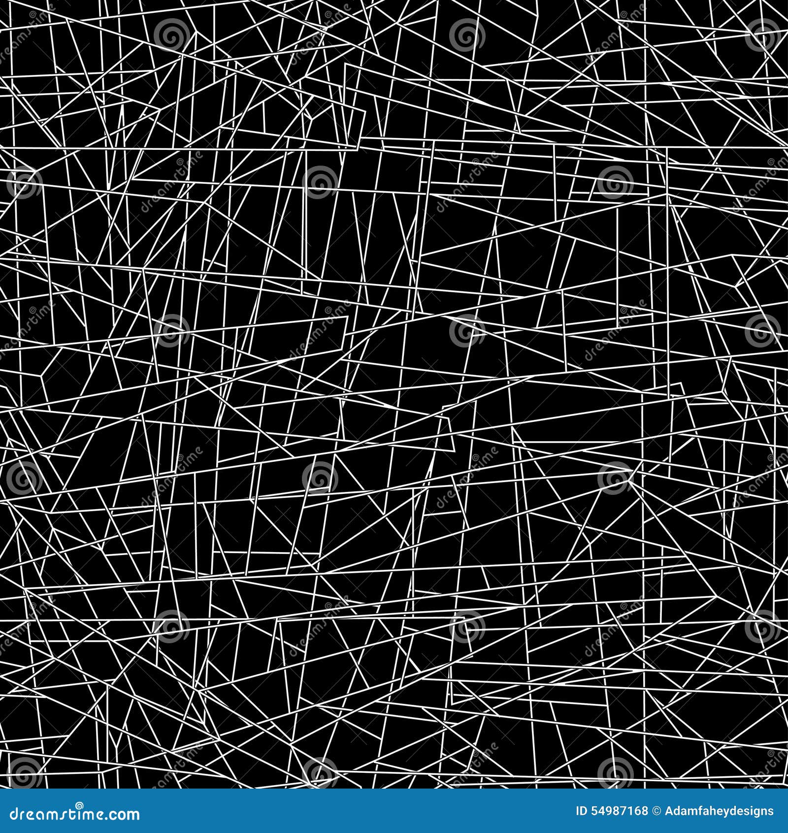 Abstract White Lines in a Seamless Pattern Stock Vector - Illustration ...