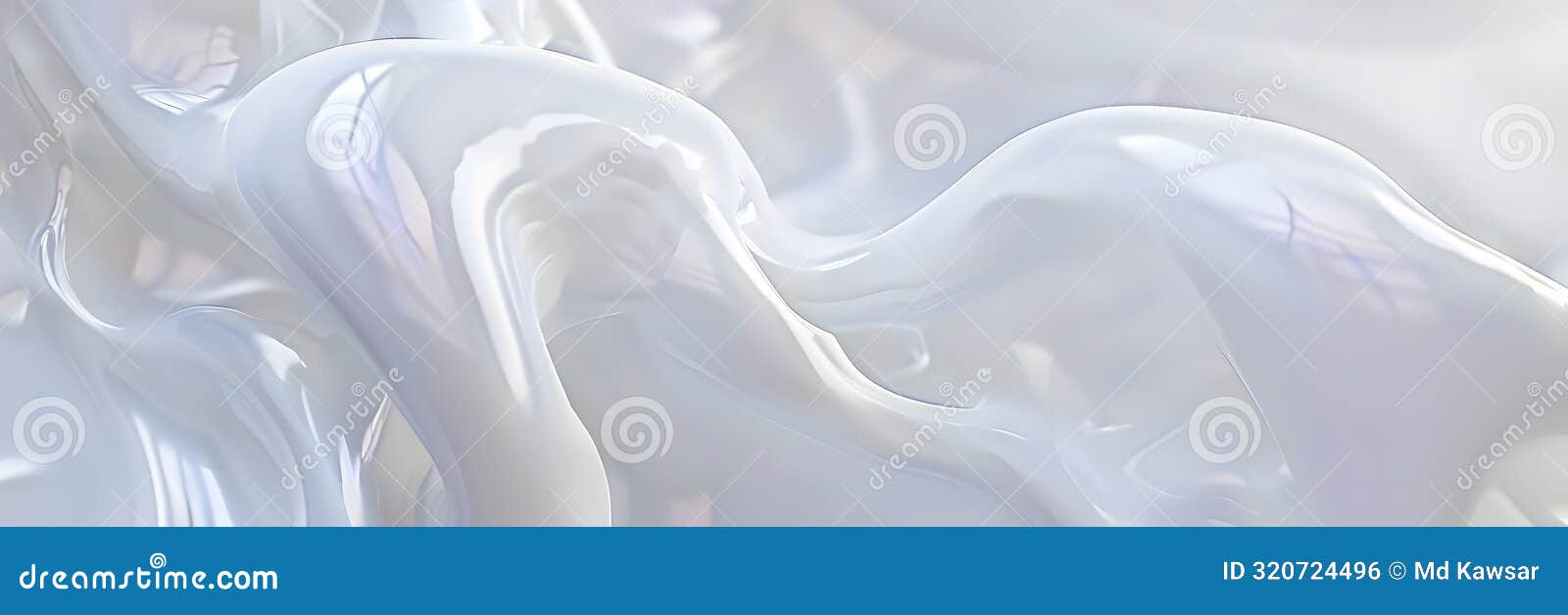 Abstract White Liquid Plastic Texture Stock Illustration - Illustration ...