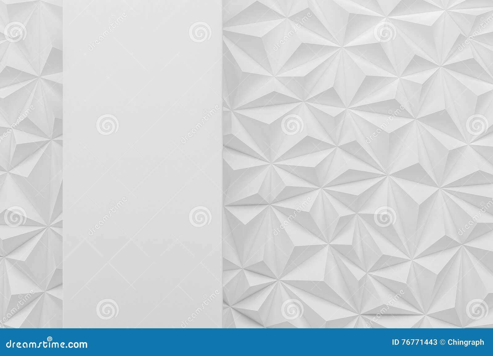 Abstract White Low Poly Paper Material Background with Copy Space 3d ...