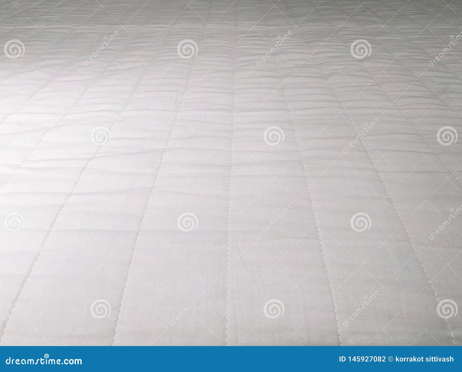 Abstract White Mattress Bedding Texture Background Close Up Stock Photo ...