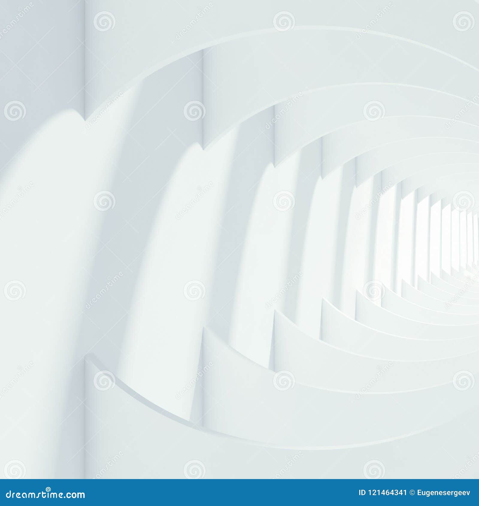 Abstract White Minimal Pattern. 3d Render Stock Illustration ...