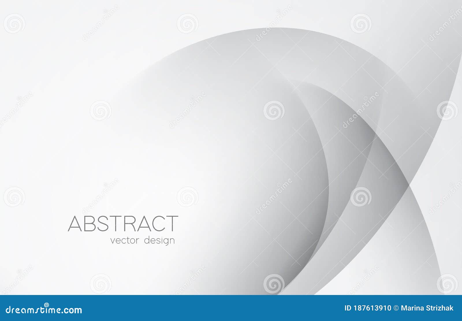 Abstract White Monochrome Vector Background, For Design Brochure ...