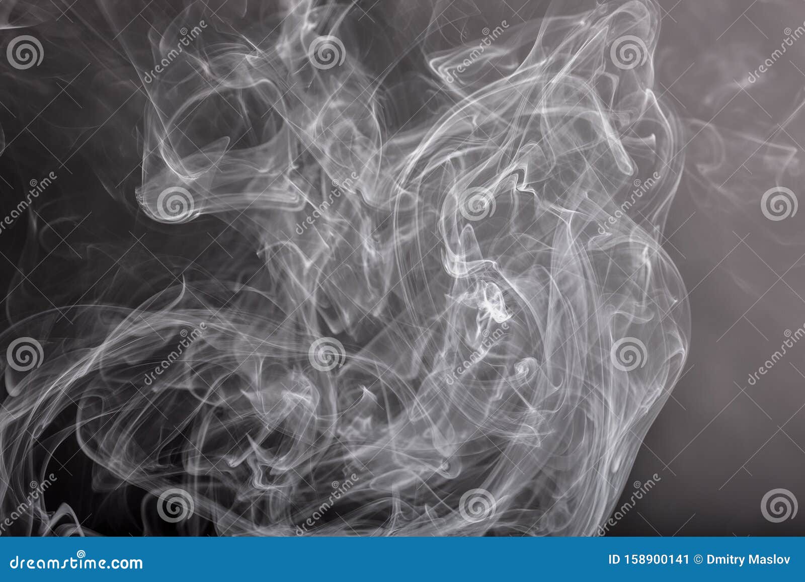 Abstract White Natural Smoke Stock Image - Image of contrast ...