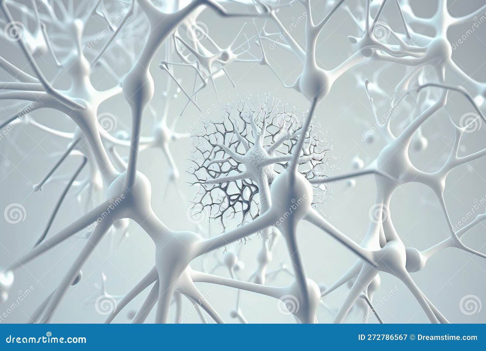 Abstract White Neurons Pattern, White Theme, Solid White Background ...