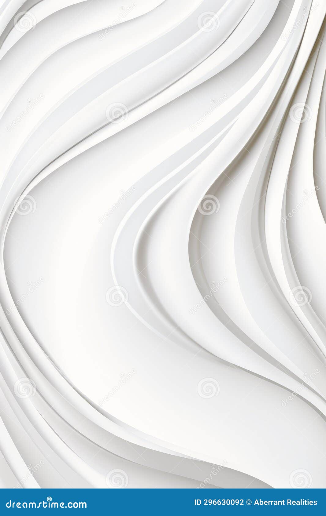 Abstract White Paper Background with Wavy Lines Stock Illustration ...