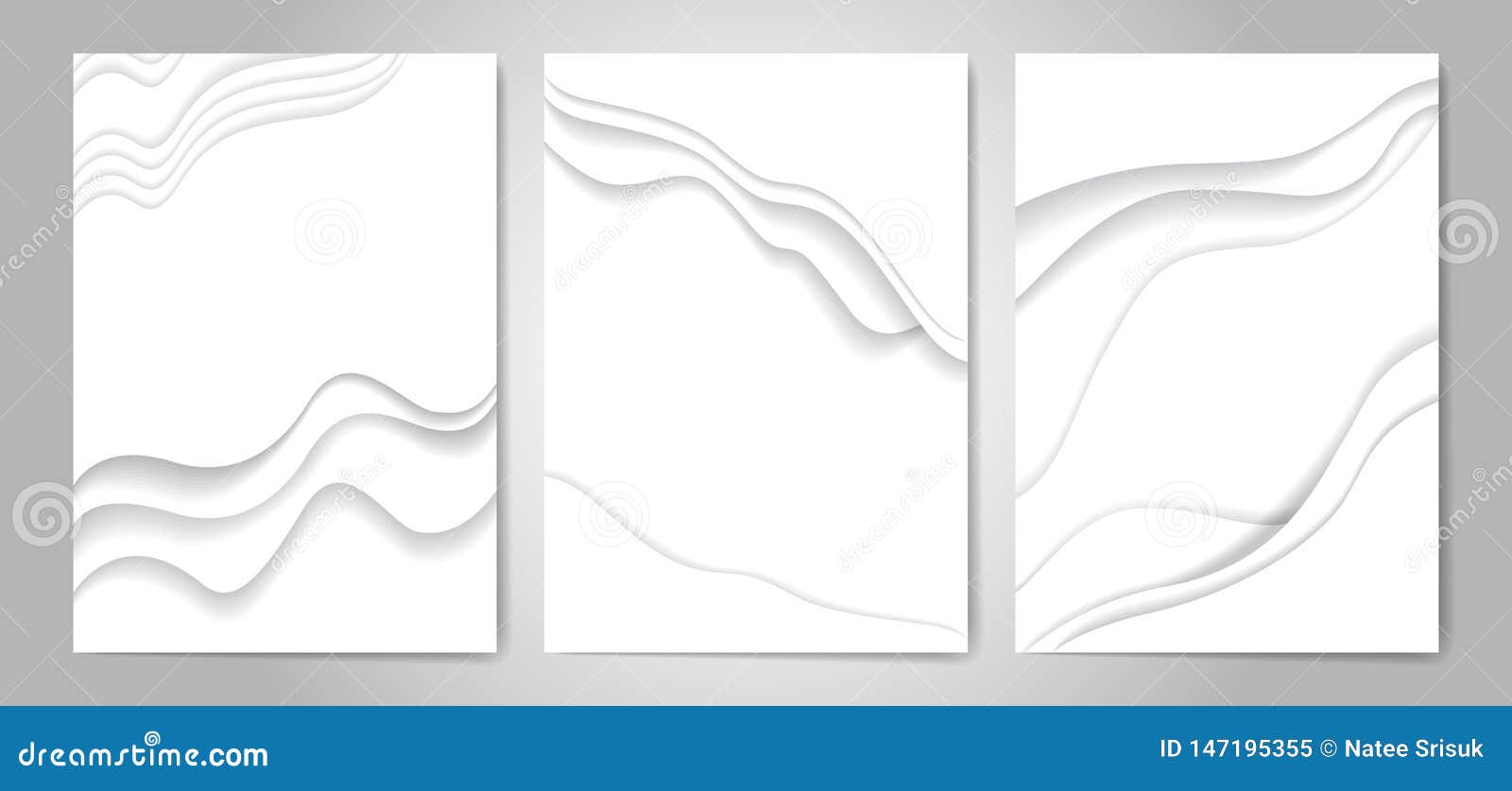 Abstract White Paper Cut Background Vector Illustration Stock Vector ...