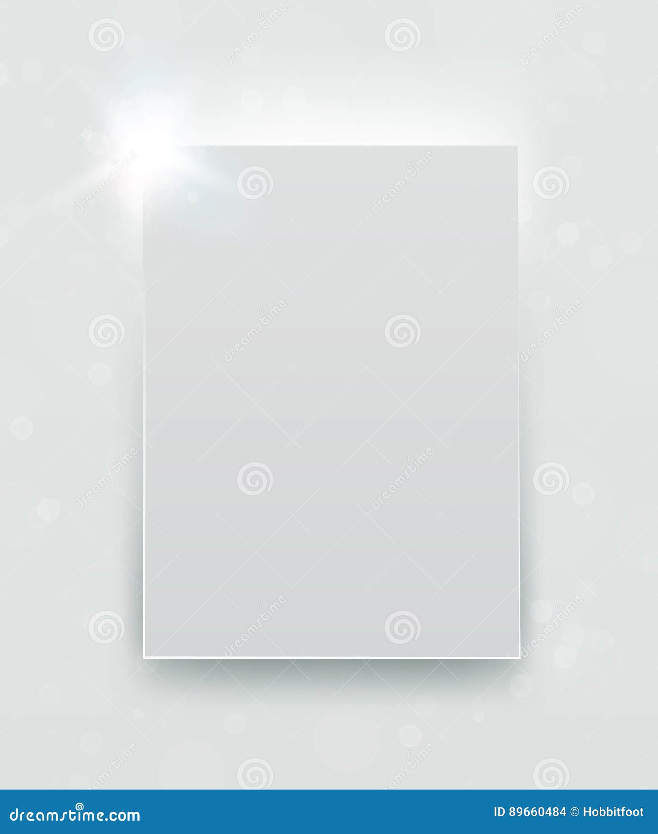 Abstract White Paper Frame. Banner or Conceptual Photo Frame Stock ...