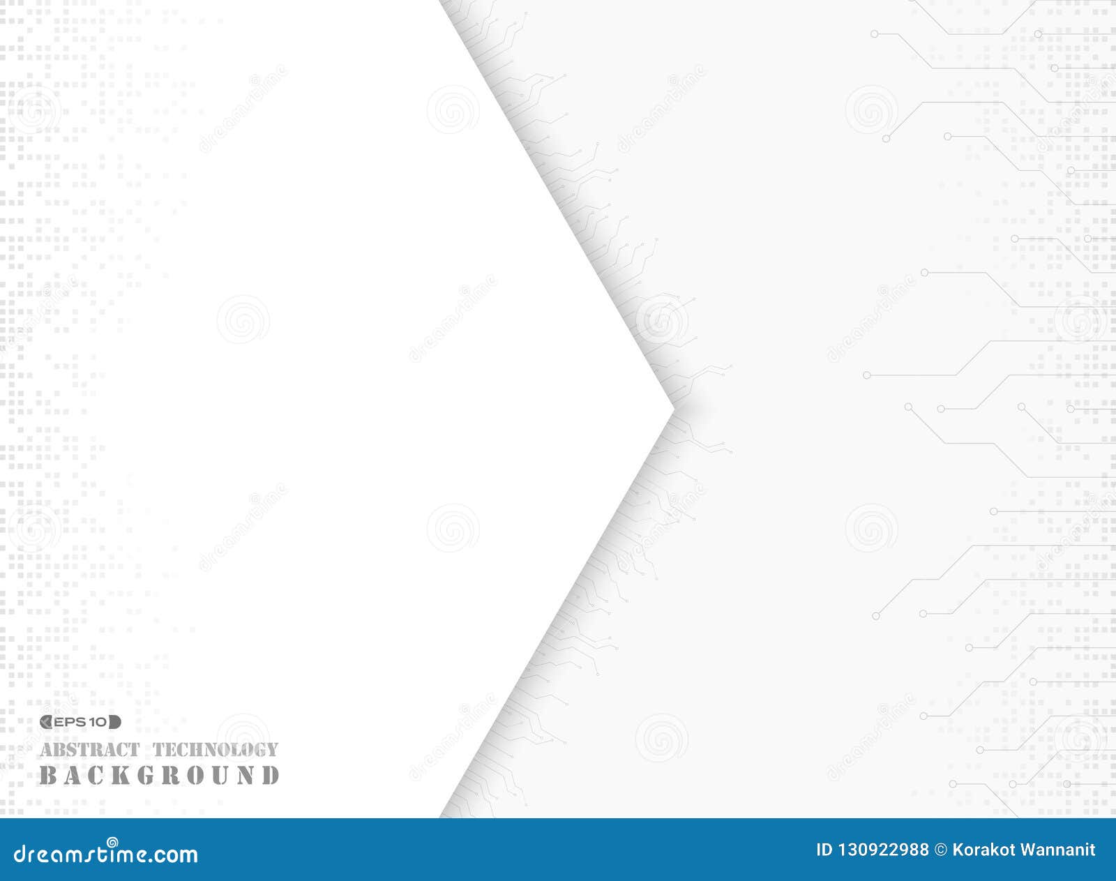 Abstract of White Paper on Futuristic Electronic Pattern Background ...