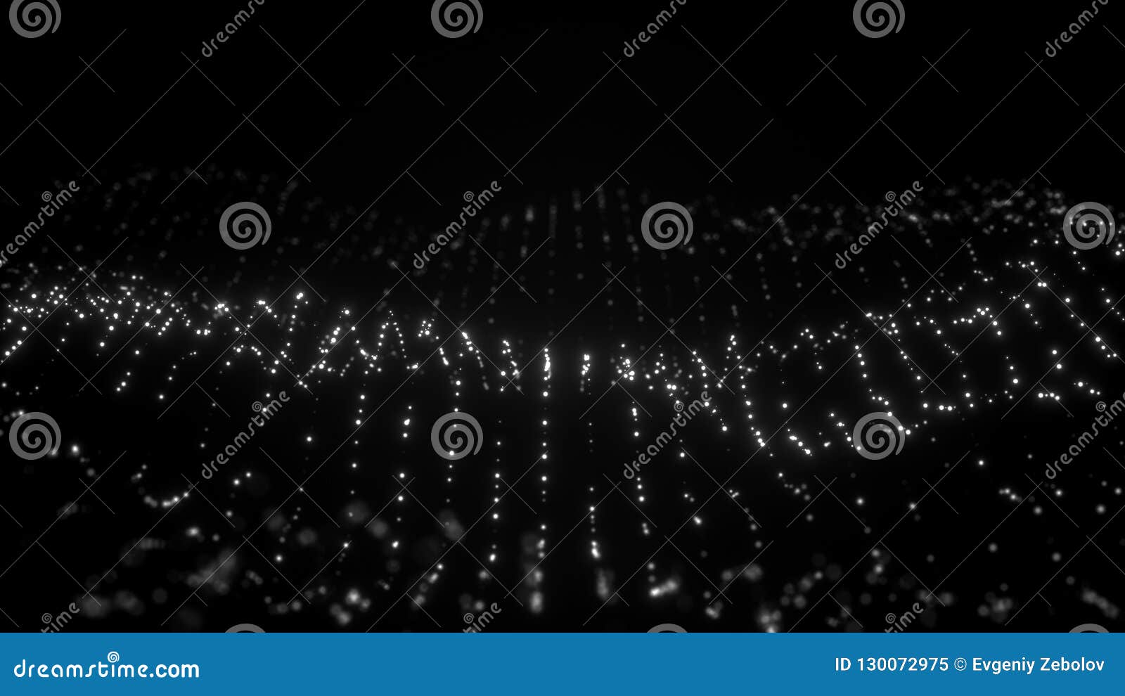 Abstract White Particles Background Stock Illustration - Illustration ...
