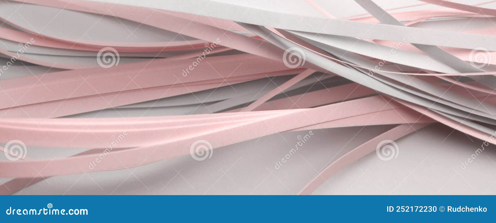 Abstract White and Pink Color Strip Wave Paper Background Stock Photo ...