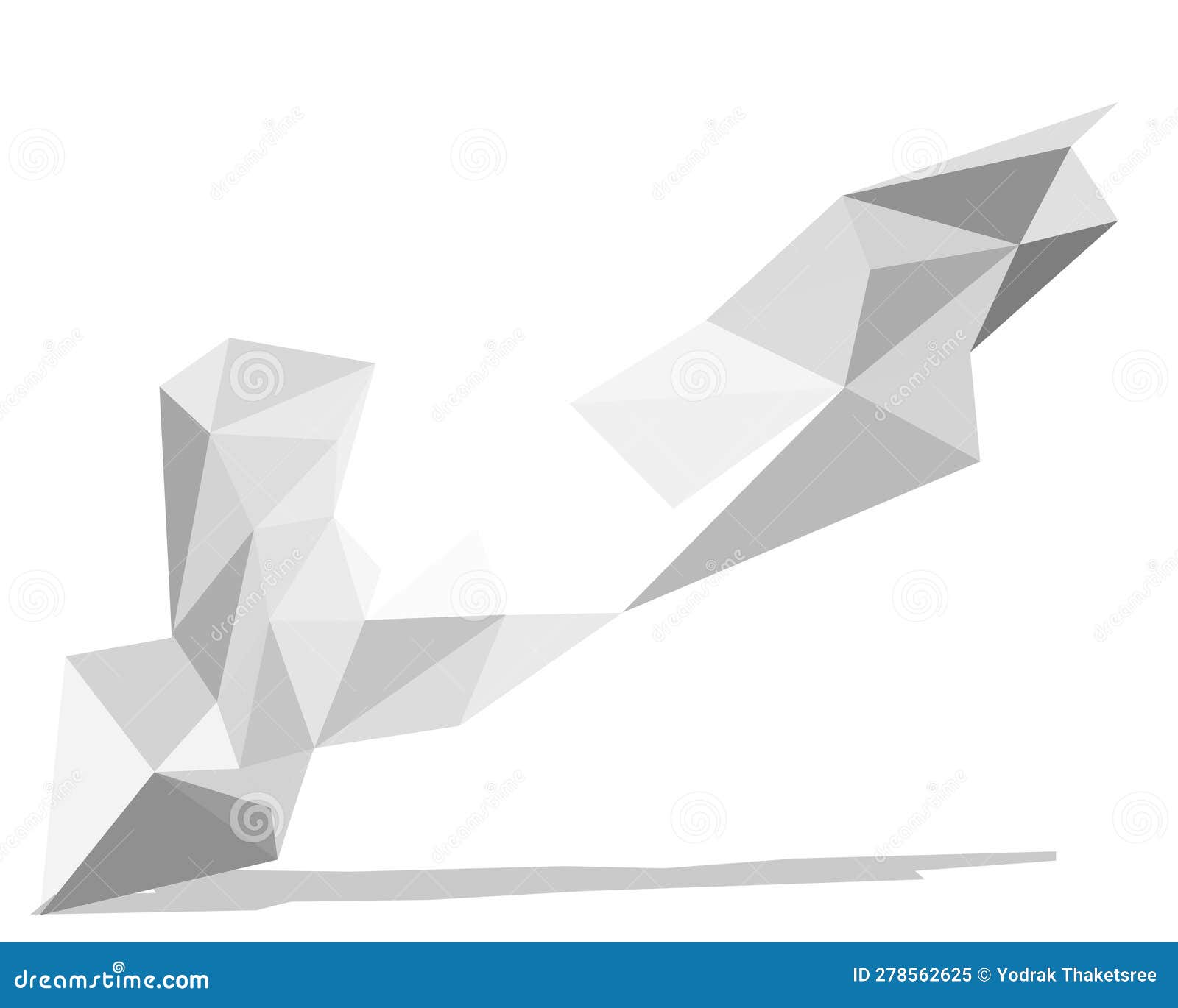 Abstract White Polygon Background Stock Vector - Illustration of concept, symmetry: 278562625