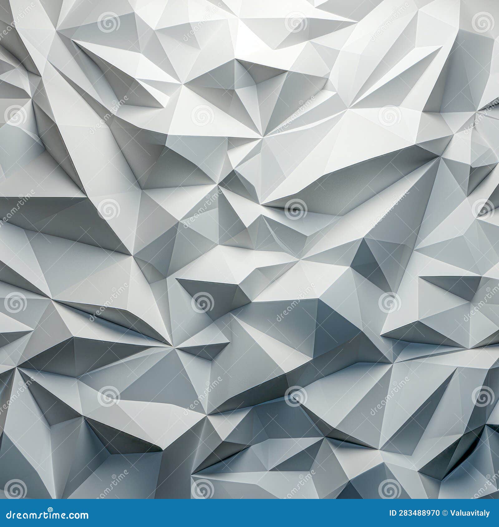 Abstract White Polygonal Background Texture. Low Poly White Wall. White ...