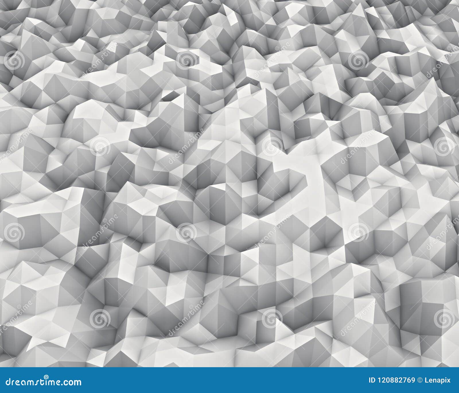 Abstract White Polygonal Surface Background. Stock Illustration ...