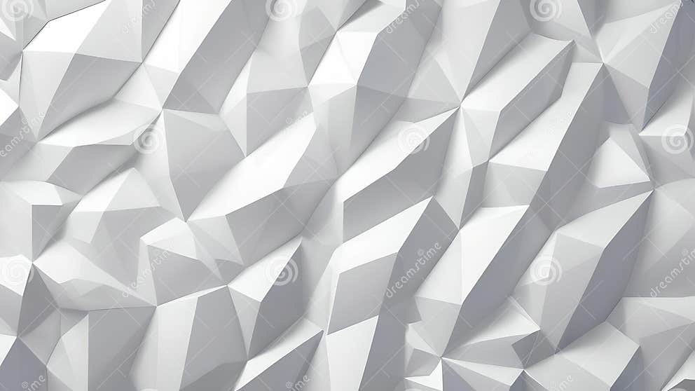 Abstract White Polygonal Texture Background Stock Illustration ...