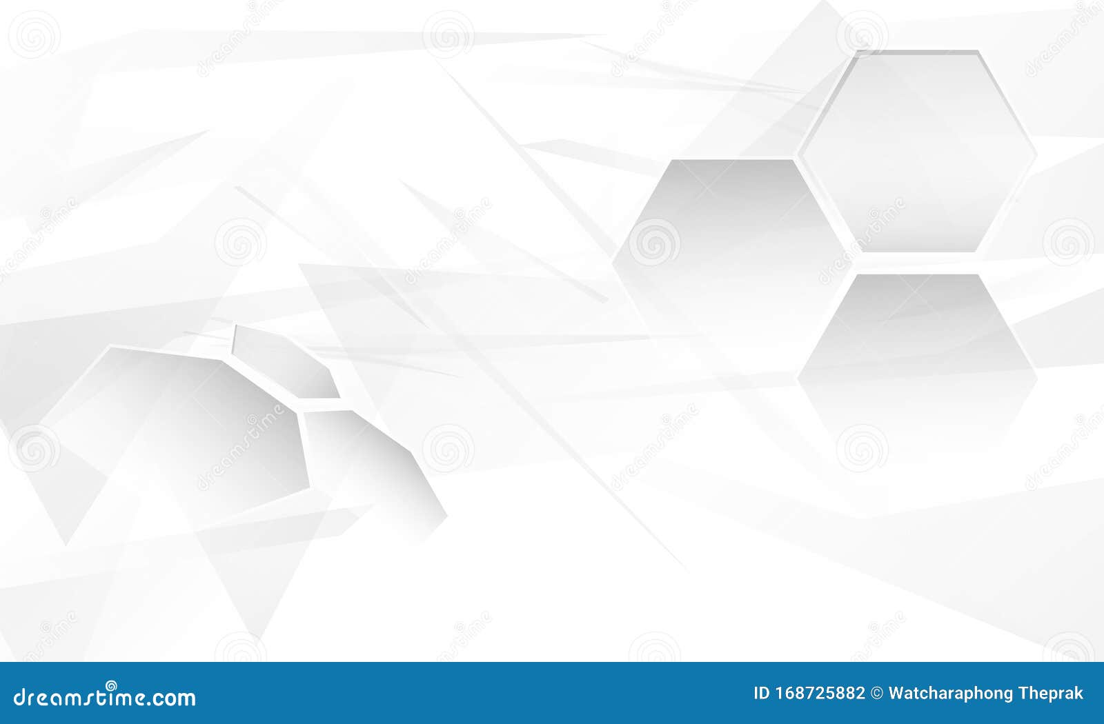 Abstract White Polygons Gradient Background Stock Vector - Illustration ...