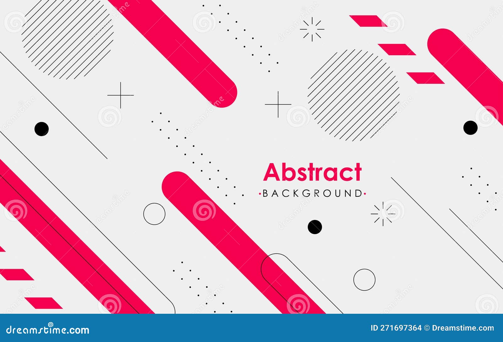 Abstract White Red with Geometric Shape Background Banner. Stock Vector ...