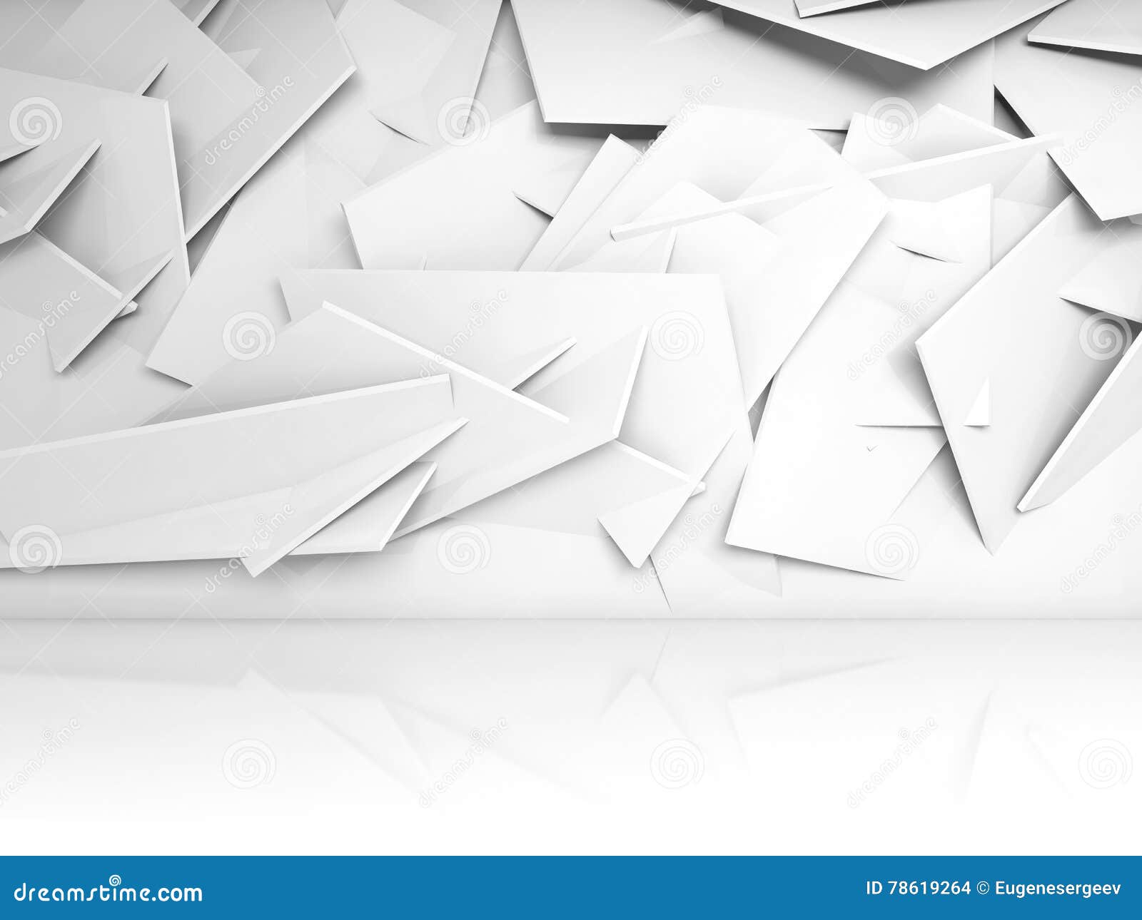 Abstract White Room Interior Background Stock Illustration ...