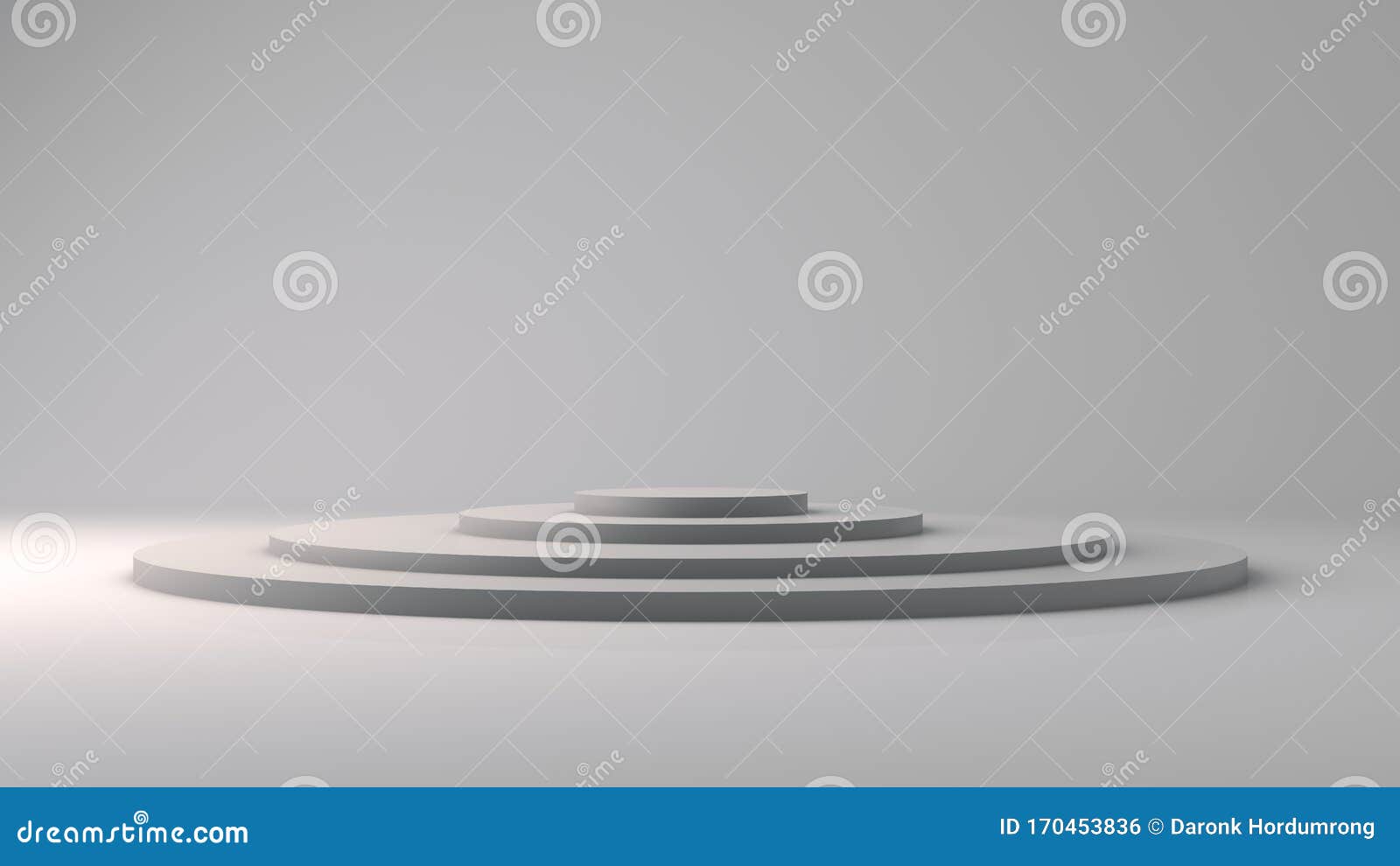Abstract of White Room and Stage Curved Shape. Stock Illustration ...