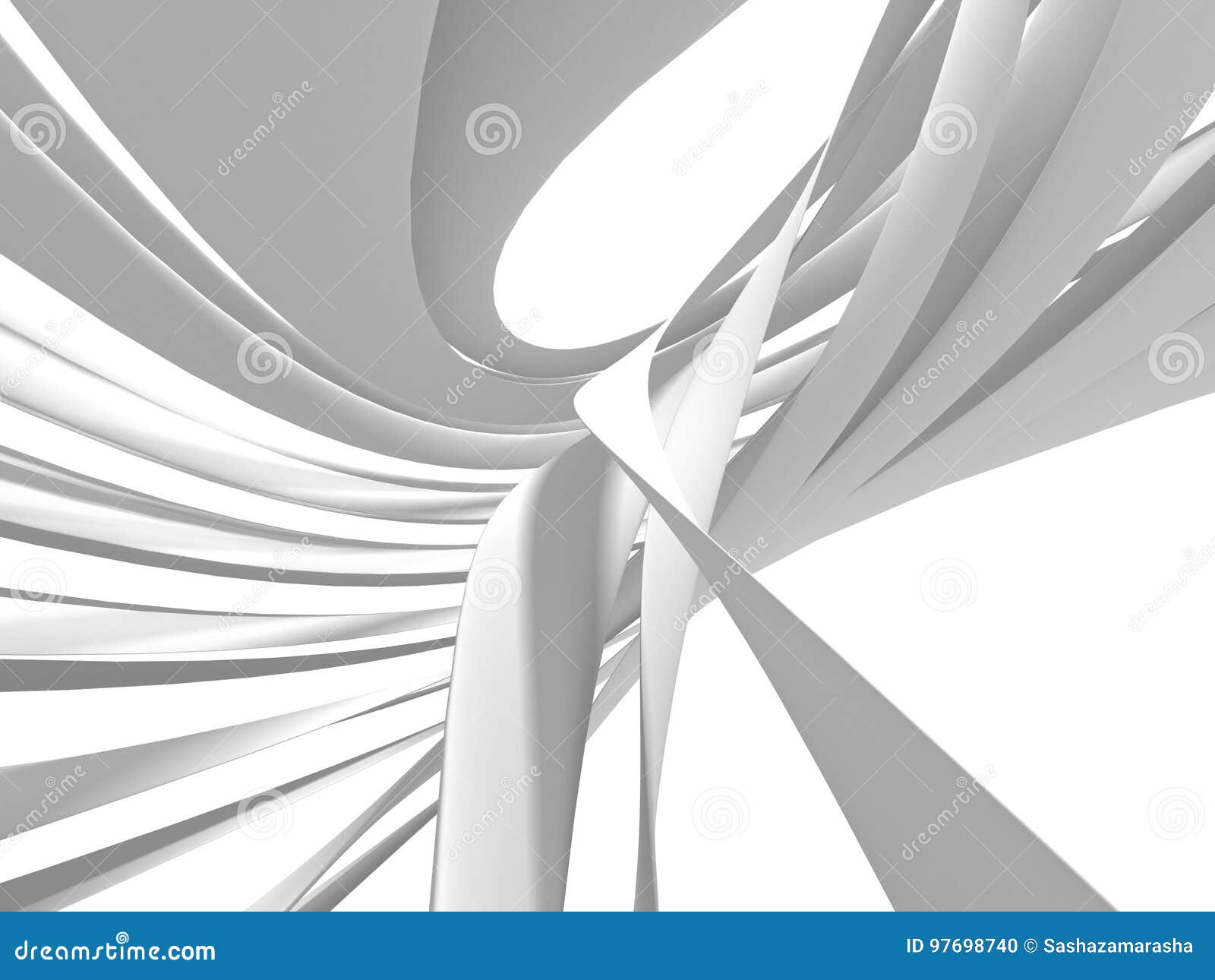 Abstract White Round Circles Pattern Background Stock Illustration ...