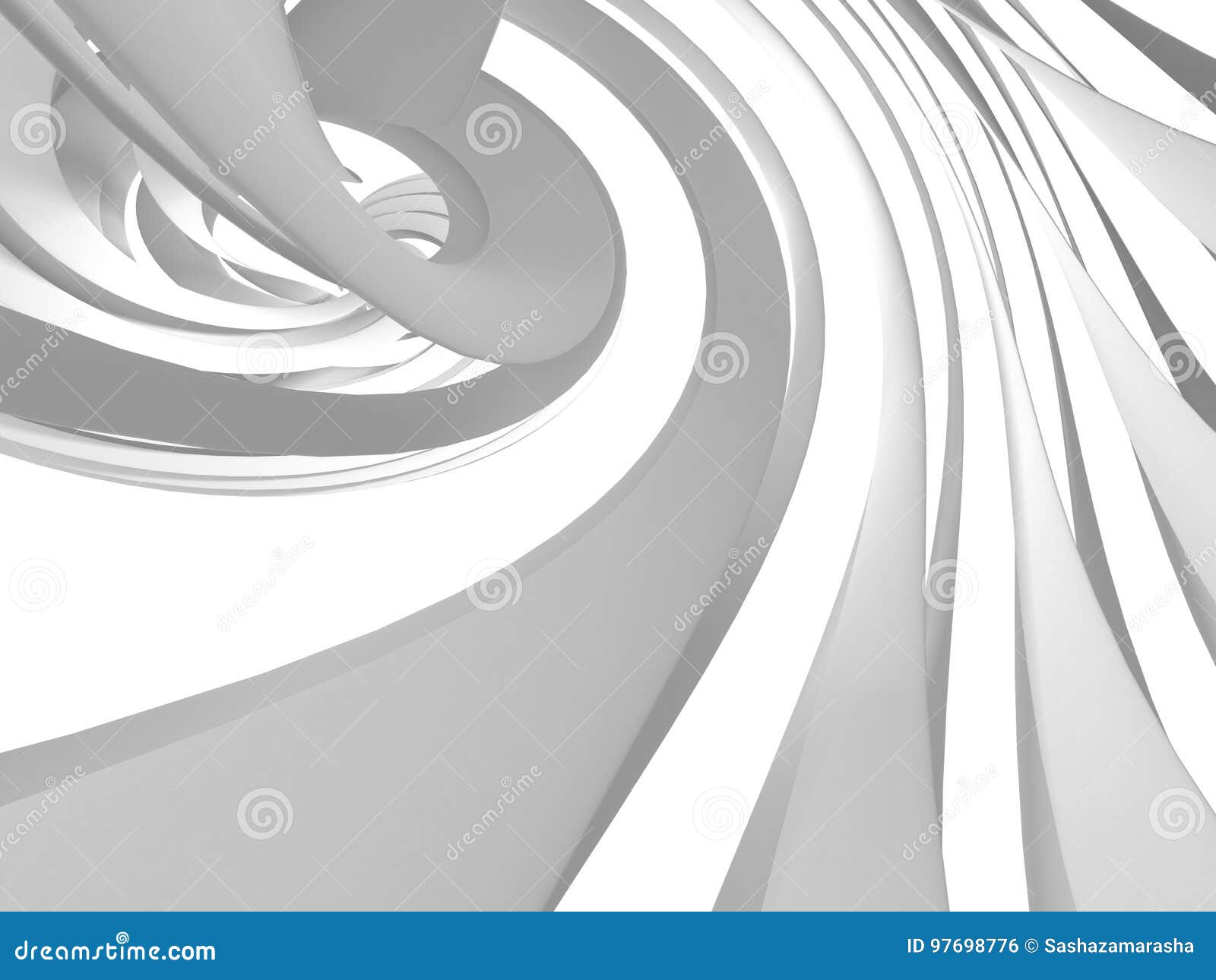Abstract White Round Circles Pattern Background Stock Illustration ...