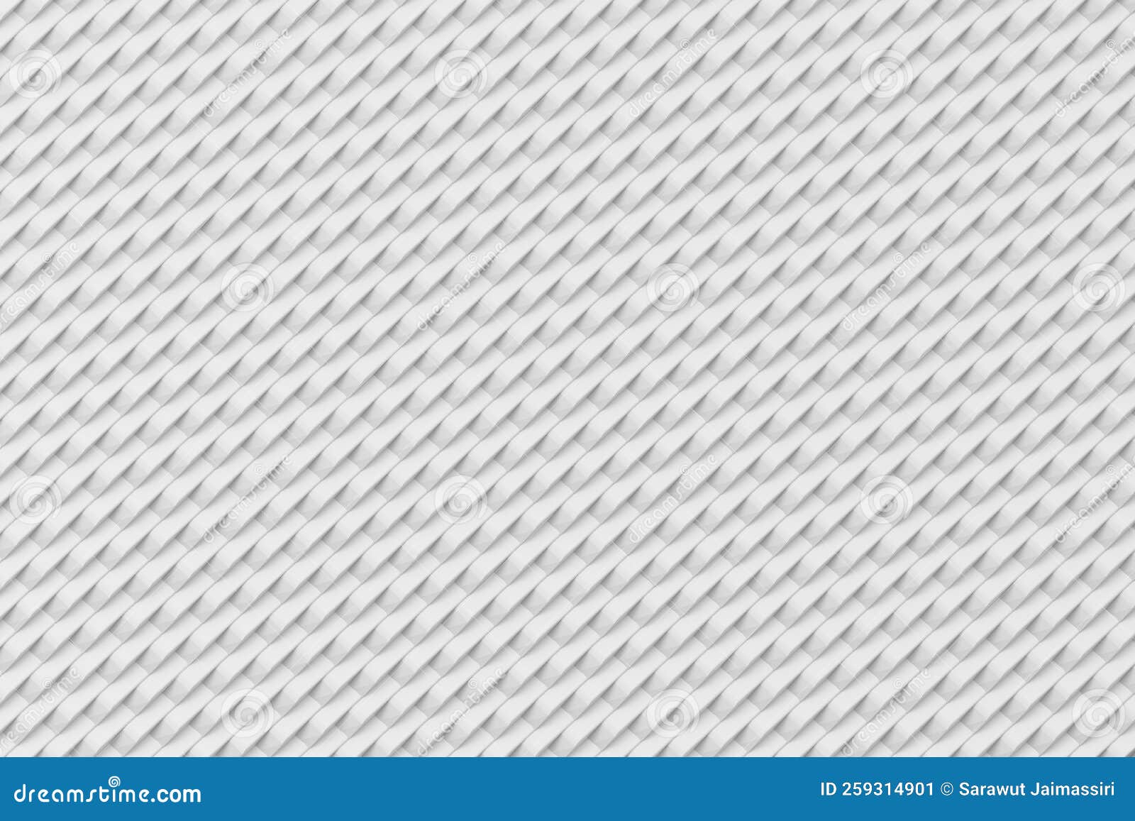 Abstract White Row of Objects Background 3d Rendering Stock ...