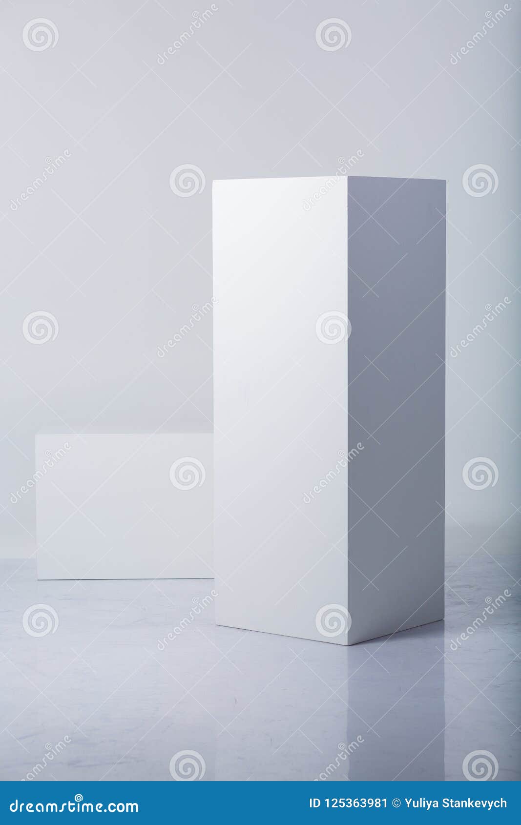 Abstract white shapes stock image. Image of geometry - 125363981