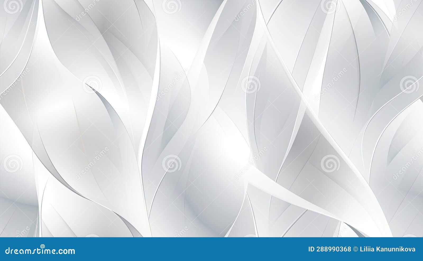 An Abstract White and Silver Light Pattern with a Gradient of Gray ...