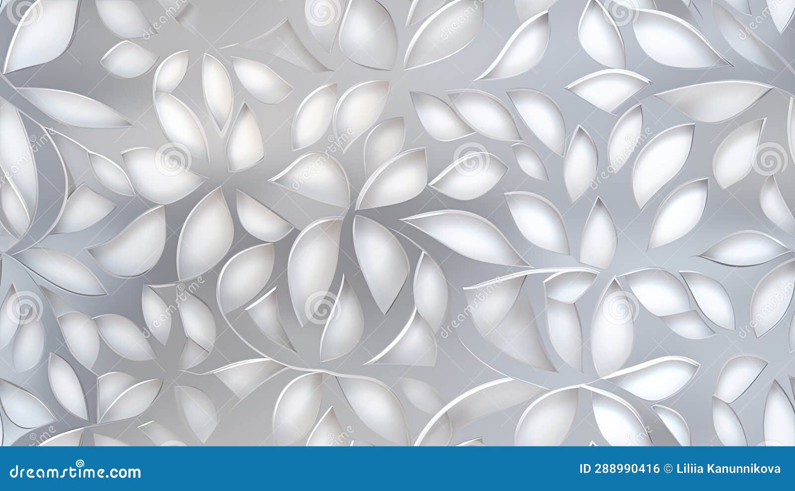 An Abstract White and Silver Light Pattern with a Gradient of Gray ...