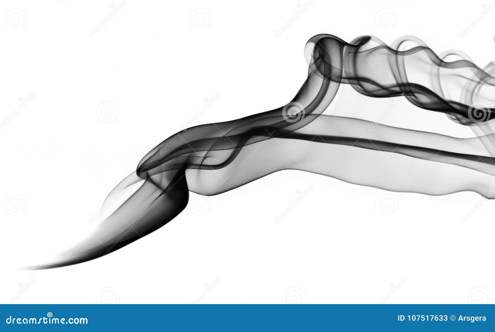 Abstract White Smoke Pattern and Curves on White Stock Image - Image of ...