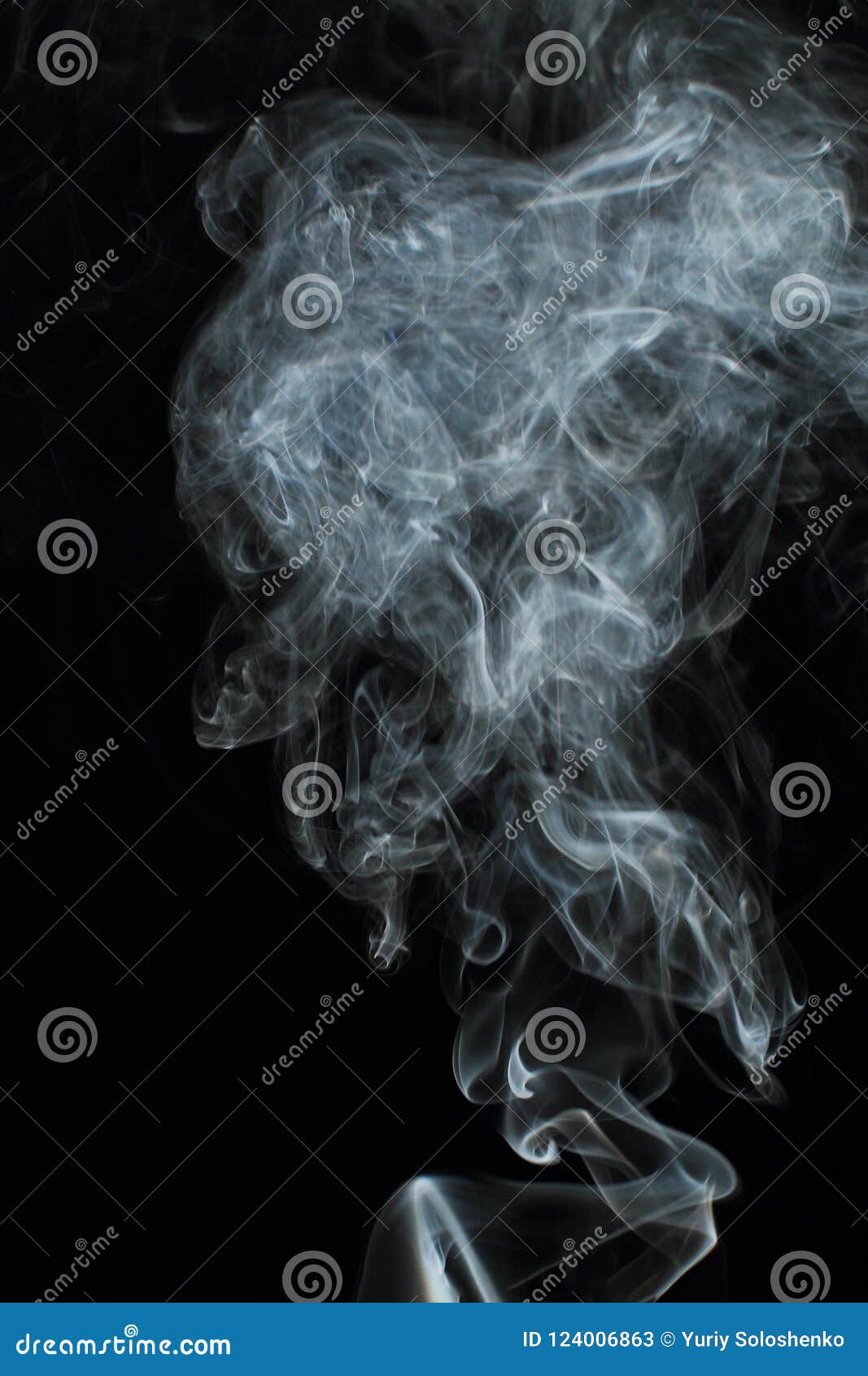 Abstract White Smoke Texture on Black Background Stock Image - Image of ...