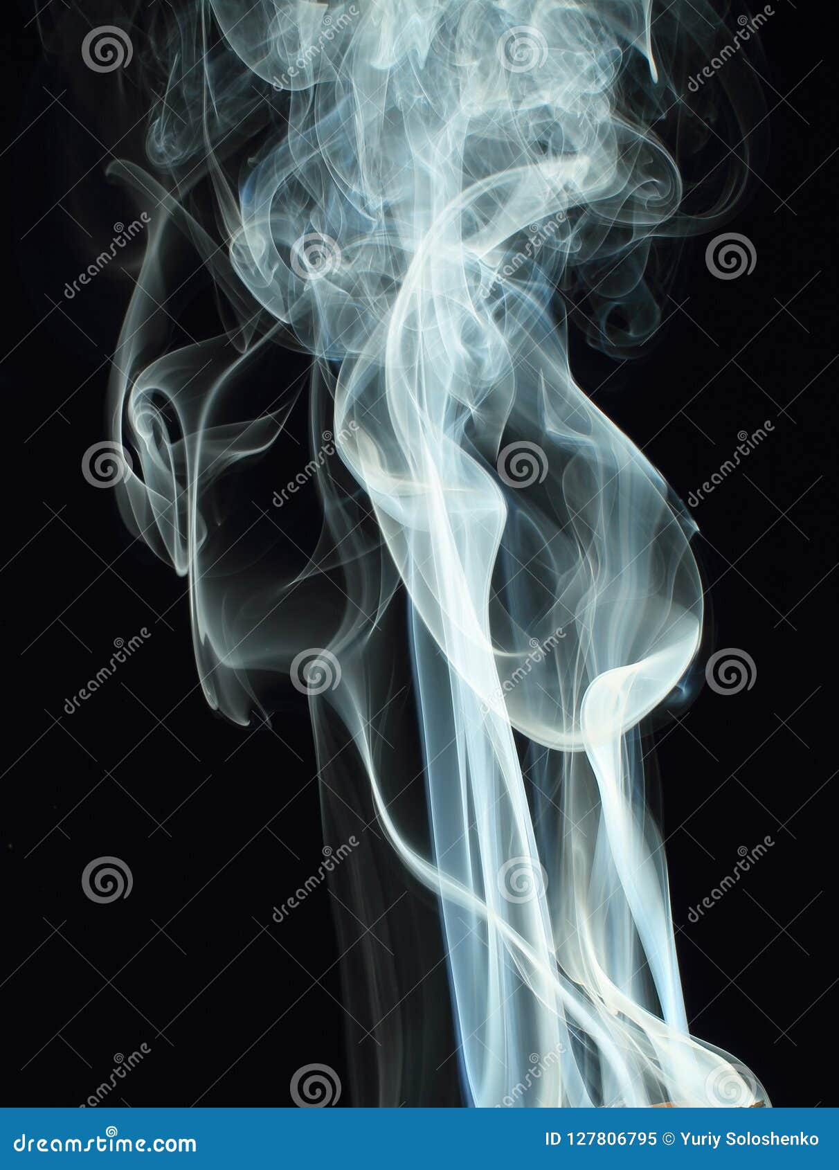 Abstract White Smoke Texture on Black Background Stock Image - Image of ...