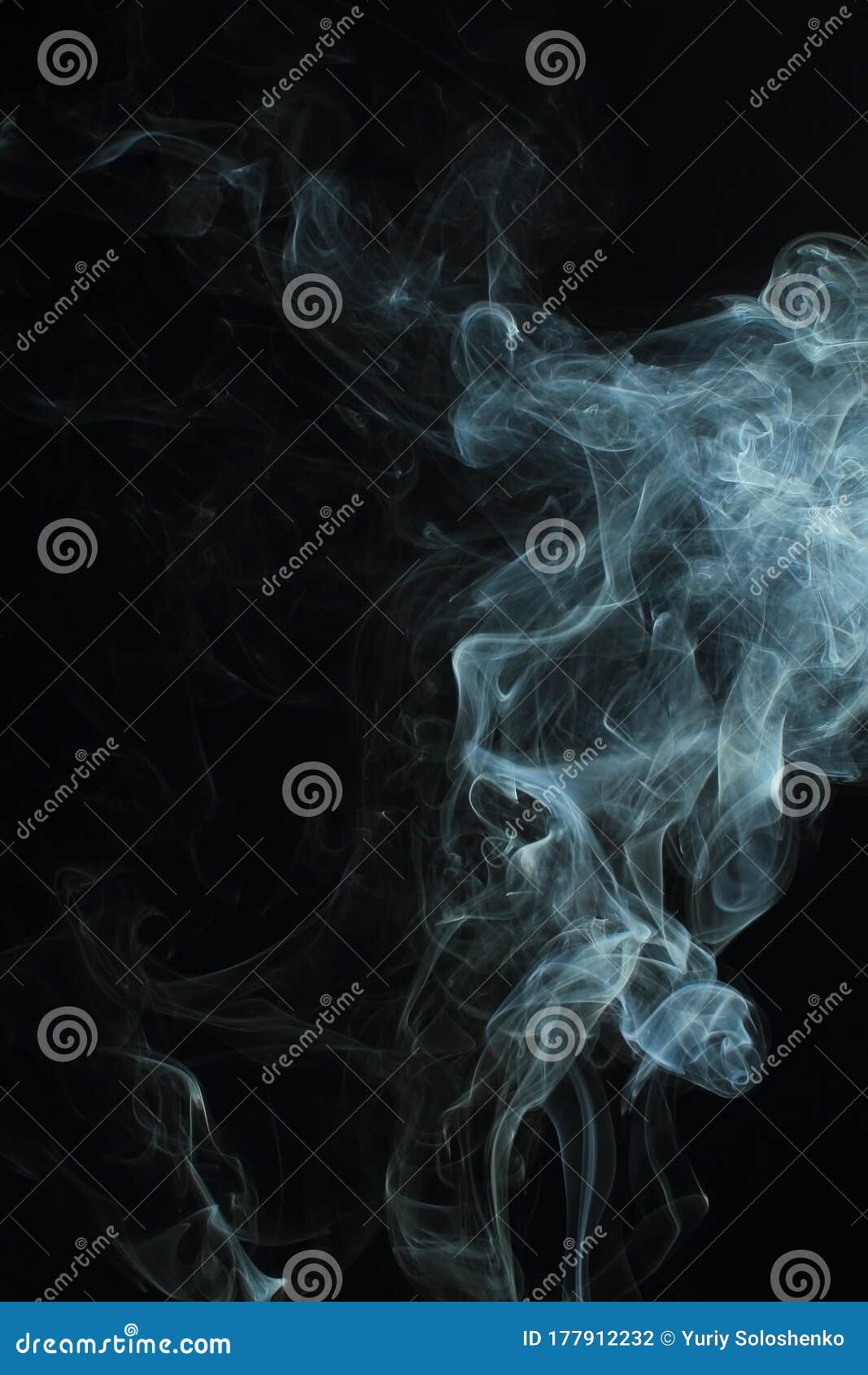 Abstract White Smoke Texture on Black Background Stock Photo - Image of ...