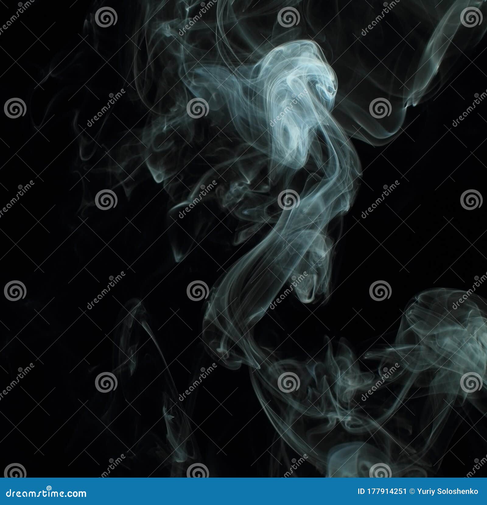 Abstract White Smoke Texture on Black Background Stock Image - Image of ...