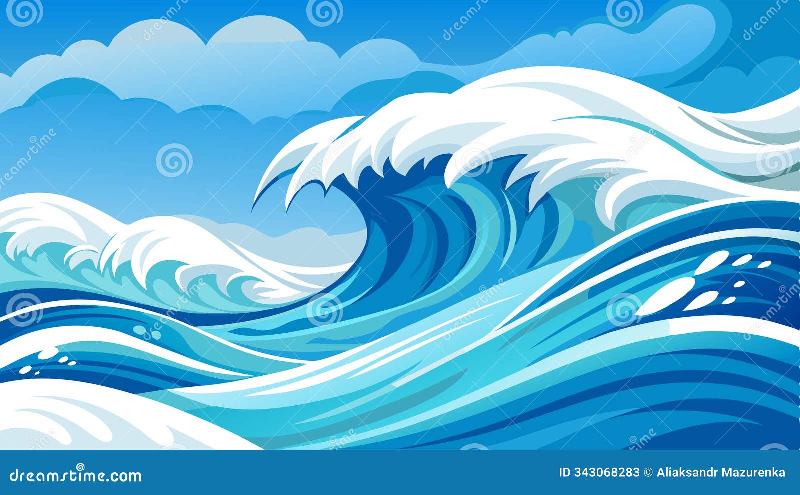 Abstract White Smooth Clean Waves Background. Vector Illustration Stock ...