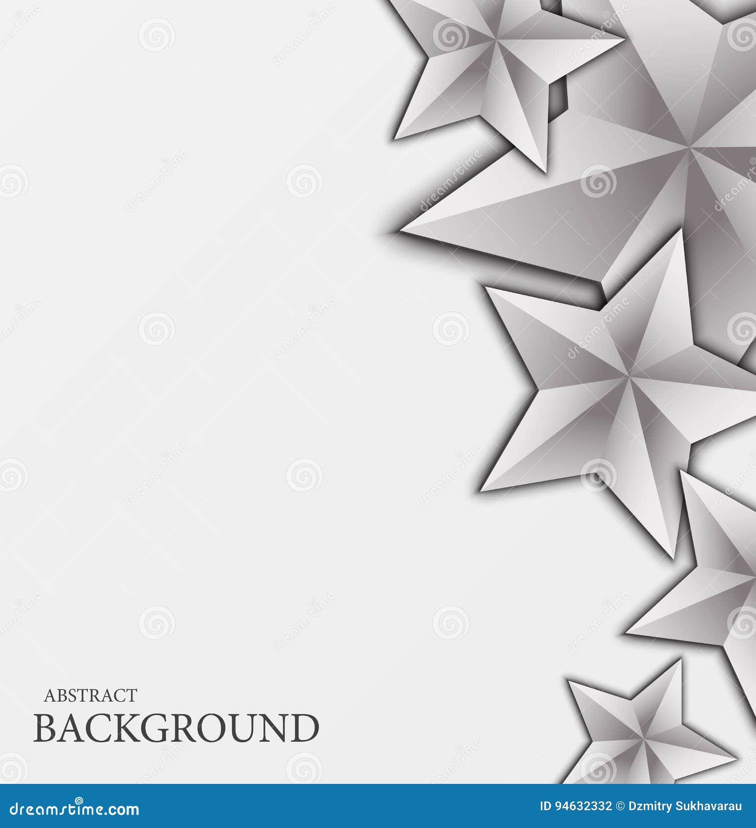 Abstract White Stars Background. Stock Illustration - Illustration of ...