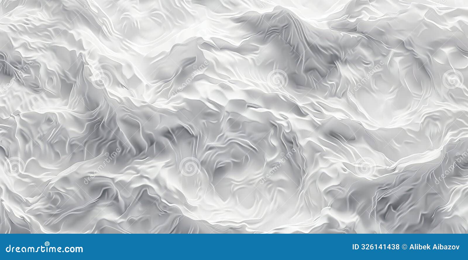 Abstract White Terrain Background Topographic Texture, 3D Surface ...