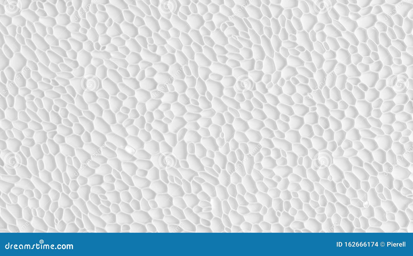 Abstract White Texture with Cells of Different Shapes. 3D Illustration ...