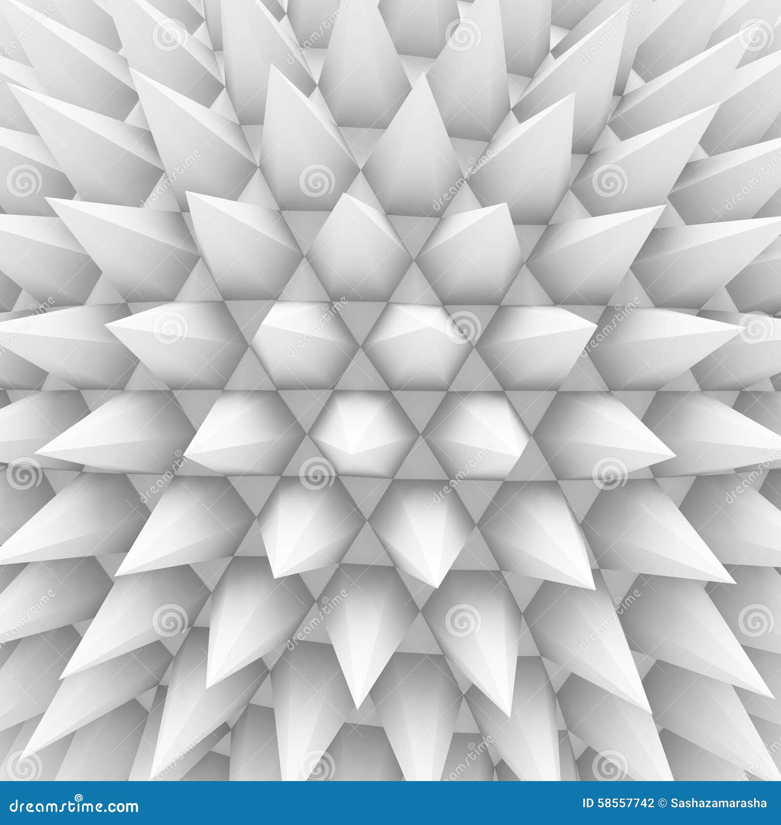 Abstract White Thorns Pattern Background Stock Illustration ...